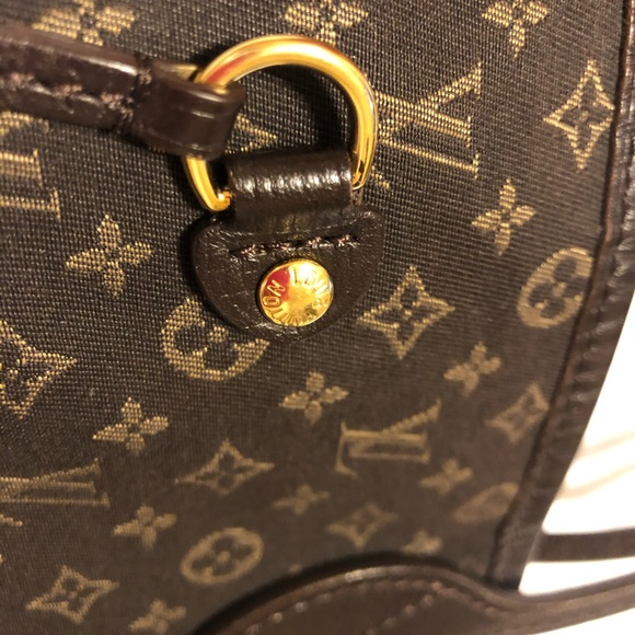 Louis Vuitton | Bags | Louis Vuitton Ebene Mini Lin Idylle Neverfull ...